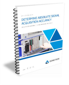 Application note: Absolute signal accuracy in DAQ